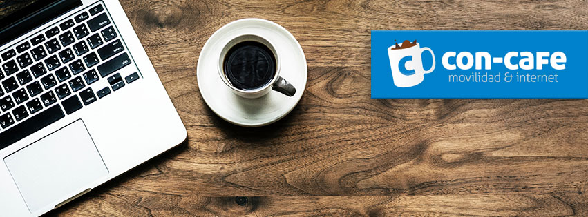 Refrescando logo de Con-Cafe – Con-cafe.com